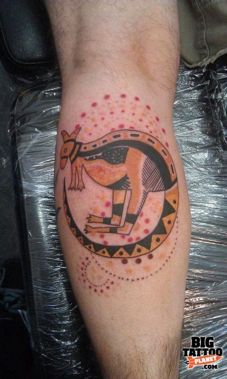 Aboriginal Kangaroo Tattoo
