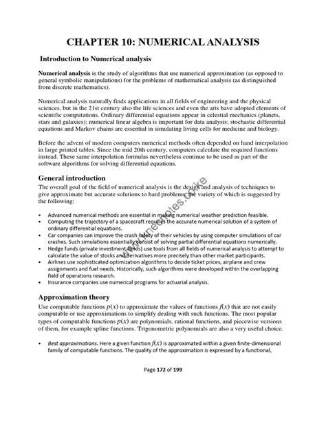 numerical analysis pdf numerical analysis mathematical analysis