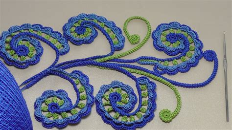 Урок вязания крючком ЗАВИТОК для ирландского кружева Irish Crochet
