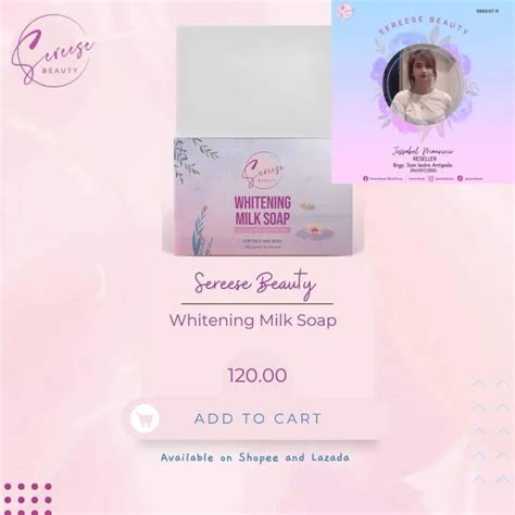 Sereese Whitening Milk Soap Lazada Ph