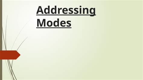 Addressing Modes In Computer Organization Pdf