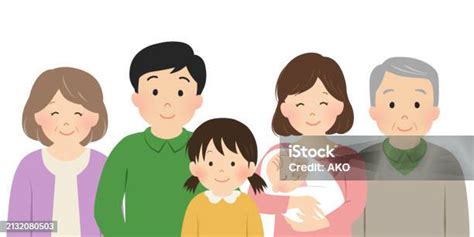 가족 벡터 일러스트 레이 션 3 세대 2세대 주택에 대한 스톡 벡터 아트 및 기타 이미지 2세대 주택 30 39세 40