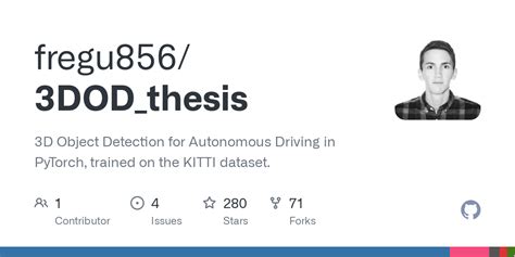 Github Fregu Dod Thesis D Object Detection For Autonomous Driving In Pytorch Trained On