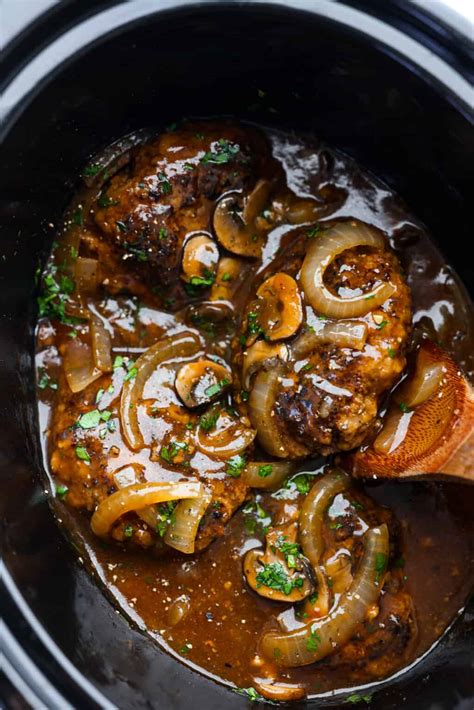 Crockpot Salisbury Steak Recipe The Recipe Critic