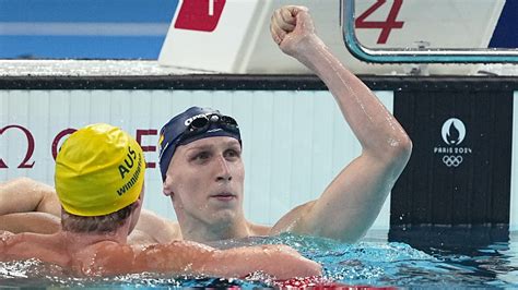 Erste deutsche Olympia Medaille Lukas Märtens schwimmt zu Gold