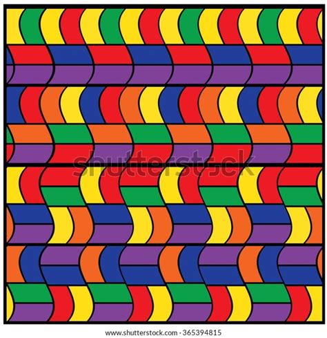 vector angular flag colorful wave pattern stock vector royalty free