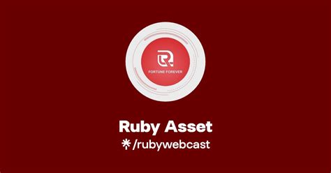 Ruby Asset Twitter Instagram Facebook Linktree