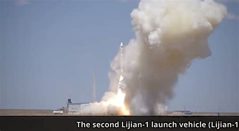 Chinas Lijian 1 Launches 26 Satellites Kinetica 1