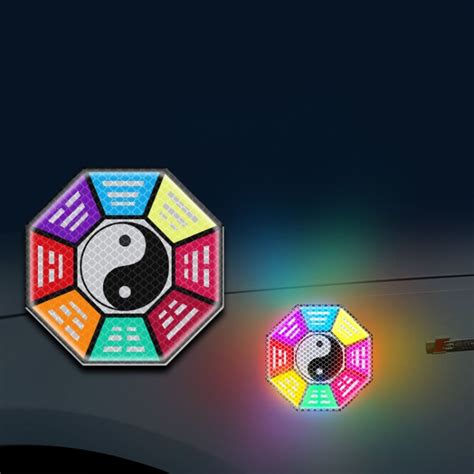 2 세트 자동차 도어 충돌 방지 긁힌 자국 및 백미러 다채로운 안전 경고 반사 스티커 스타일 접착제 모델 가십 플레이트