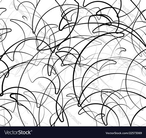 Abstract Background With Sinuous Curvy Lines Art Vector Image
