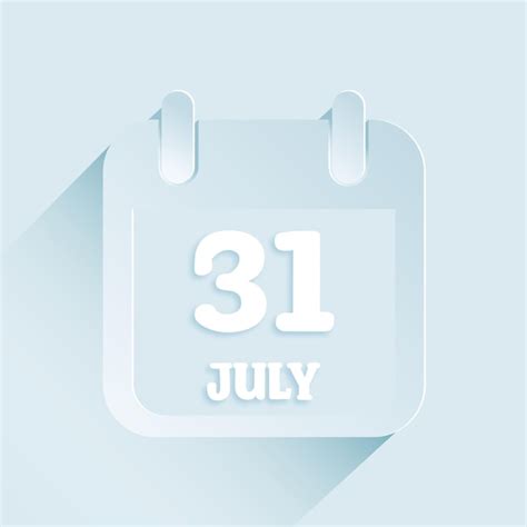 Premium Vector Classy Vector July Calendar