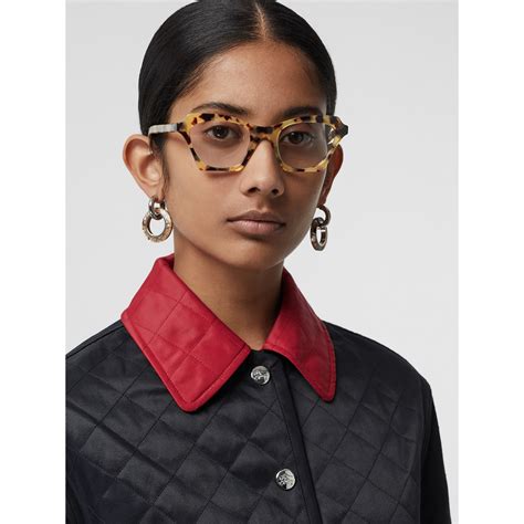 Butterfly Optical Frames In Tortoise Shell Women Burberry United States