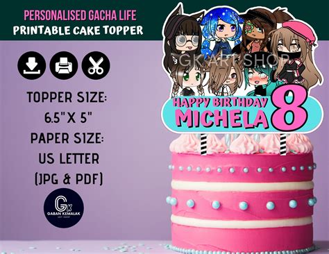 Gacha Life Cake