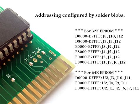 Raphnet Pcjr Cartridge Pcb For Single 64k Or 32k Rom