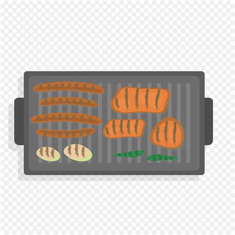 卡通俯视图烧烤架PNG图片素材下载 图片编号ynvxwwwb 免抠素材网