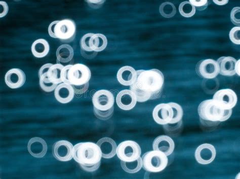 Interesting Bokeh Shapes Produced By An Old Mirror Lens Stock Image