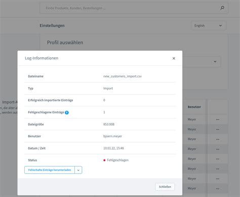 import export customers via csv in shopware 6 brocksinet