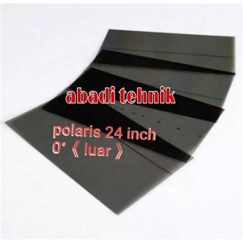 Jual POLARIS LCD 24 INCH 0 DERAJAT POLARISER POLARIZER LCD 24 IN DEPAN