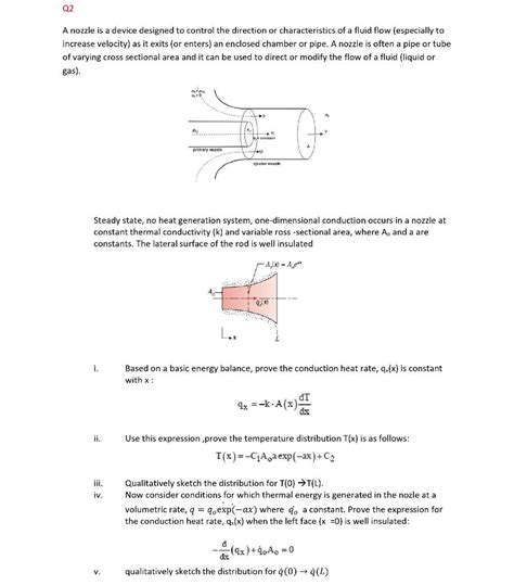 Solved 02 A Nozzle Is A Device Designed To Control The Chegg