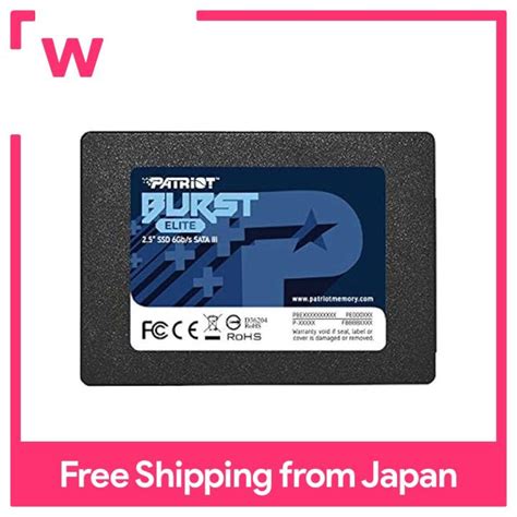 Patriot Memory Ssd 120gb Burst Elite Sata3 Internal 25 Pbe120gs25ssdr