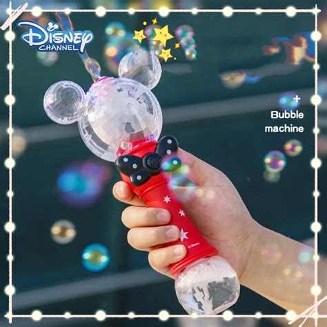 Miniso M Quina De Burbujas De Mickey Mouse Palo De Burbujas De Carga USB Completamente Autom