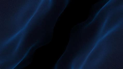 Royal Blue Color Hi Tech Particles Slowly Moving In Cyberspace Forming