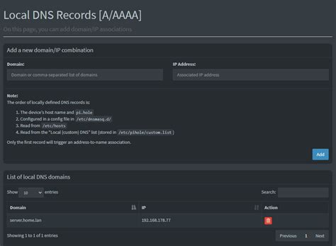 Casaoszimaboard Pi Hole Local Hostname Problem In Web Browser