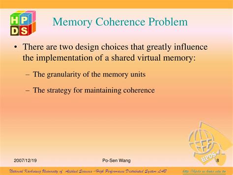 ppt memory coherence in shared virtual memory systems powerpoint