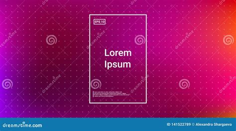 Color Gradient Futuristic Modern Stock Vector Illustration Of