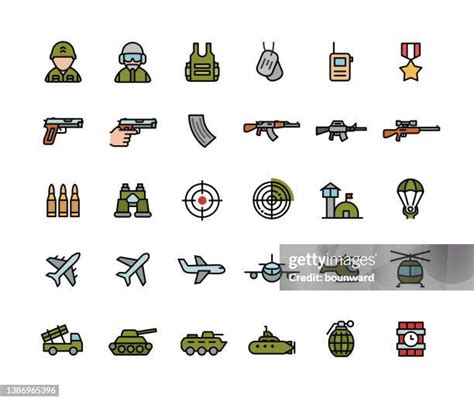 Defence Icon 149 Defense Industry Icon High Res Illustrations Getty