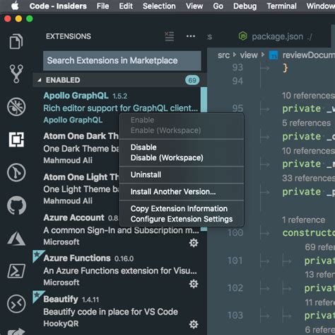 Ability To Open Settings Editor From Extensions Vieweditor · Issue