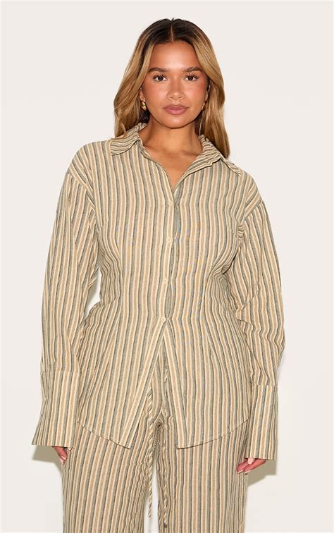Cinched Shirts Prettylittlething