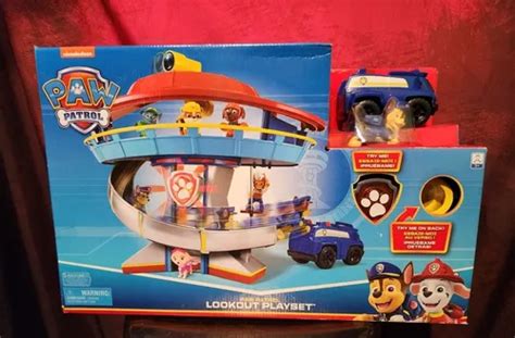 Paw Patrol Lookout Playset Juego Policia Torre Vigilancia Cuotas sin interés