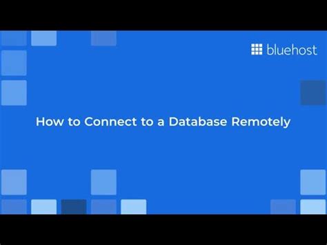Unlocking Remote Database Connectivity A Step By Step Guide YouTube