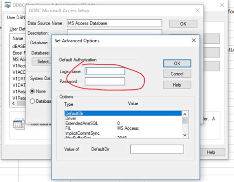 0365 Excel Microsoft Odbc Microsoft Access Driver Odbc Connection To