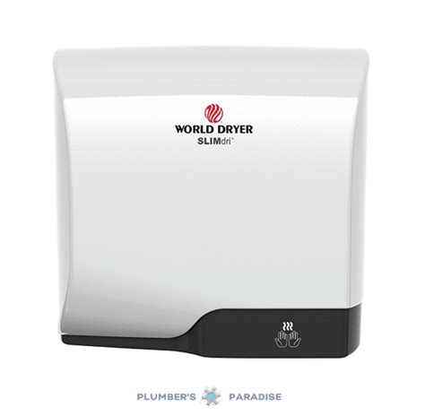 World Dryer L 974a Slimdri Hand Dryer Automatic Aluminum White
