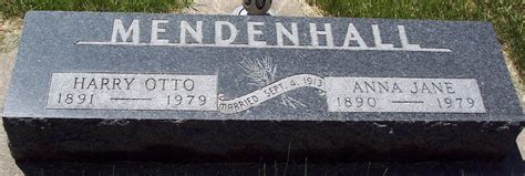 Anna Jane Pitstick Mendenhall 1890 1979 Mémorial Find A Grave