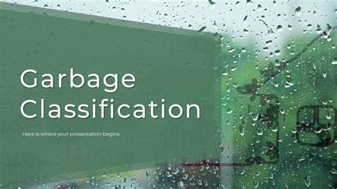 Free Garbage Classification Google Slides And PowerPoint PPT Template