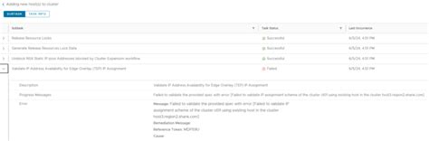 VMware Cloud Foundation Add Host And Cluster Failed Unlimited Host