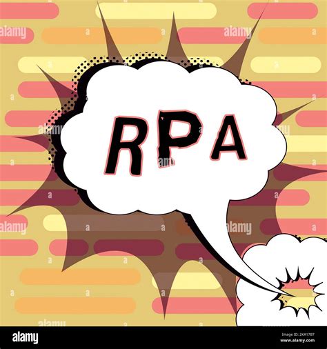 Text Caption Presenting Rpa Concept Meaning Robotic Process Automation