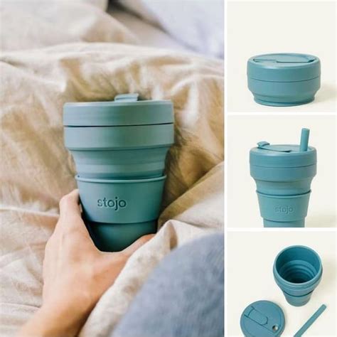 Nwt Stojo Collapsible Travel Cup 16oz 470ml Reusable Cool