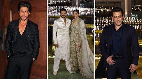 Nmacc Shah Rukh Khan Deepika Padukone Ranveer Singh Salman Khan Stun At The Opening Night