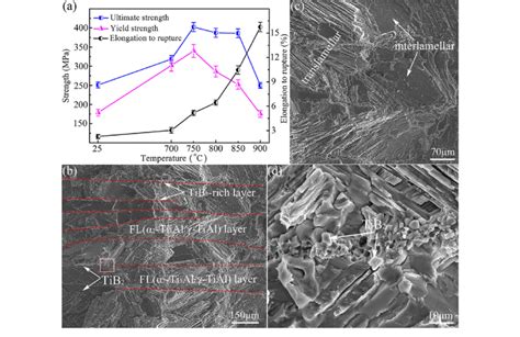 A Tensile Properties Of Microlaminated Tib 2 Tial Composites Tested
