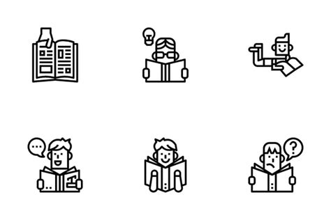 Download Reading Icon Pack Available In Svg Png And Icon Fonts