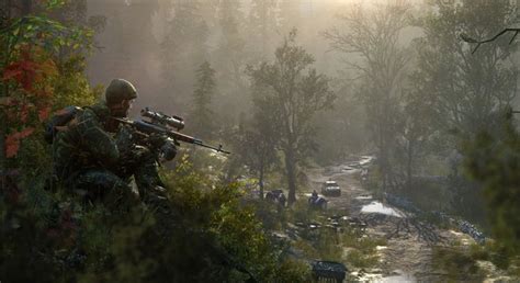Artstation Sniper Ghost Warrior Mariusz Miaskiewicz Retro Futurism Digital Art Tutorial