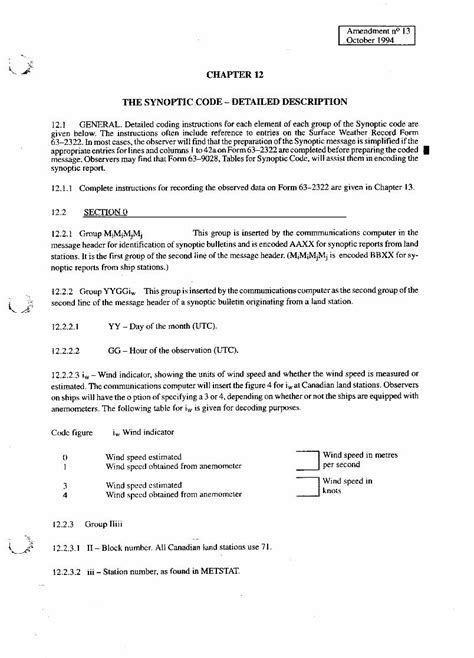 Pdf Chapter 12 The Synoptic Code Detailed … 12 The Synoptic Code