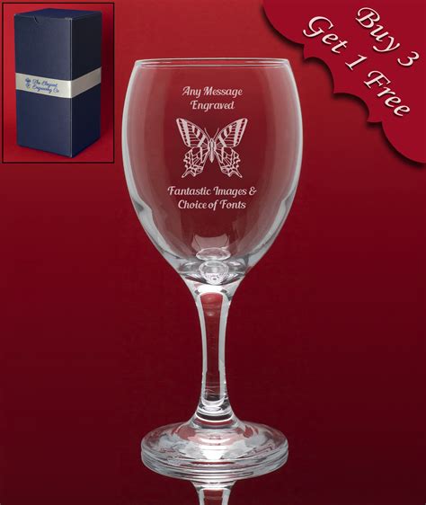 Personalised Engraved Wine Glass Any Message Weddings Bridesmaid Birthdays And Many Others