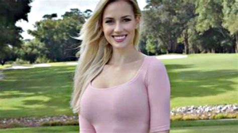 I Feel Sorry For The Button Paige Spiranac Distracts Fans With Low Cut Top As Her Top 5