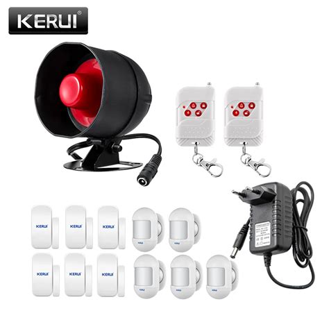 Автономная охранная домашняя сигнализация KERUI, комплект беспроводной ...