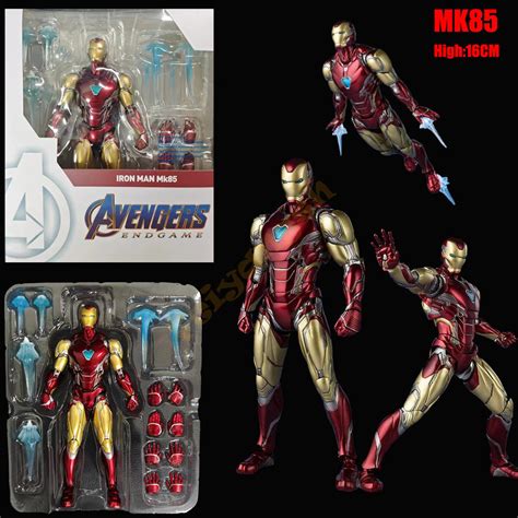 Figura De Ação Homem De Ferro S H Figuarts Mark 85 50 SHF Aranha Miles